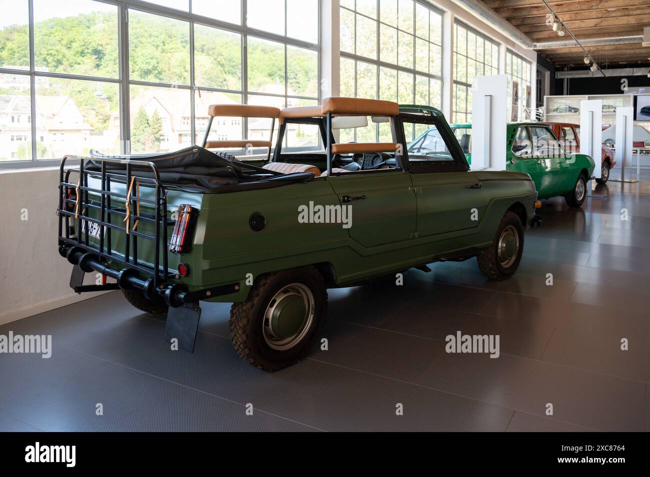 The AWE Wartburg car Museum in Eisenach Germany Stock Photo - Alamy