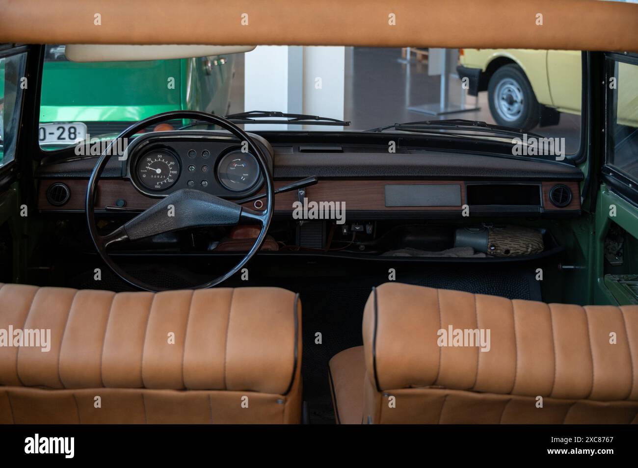 The AWE Wartburg car Museum in Eisenach Germany Stock Photo - Alamy