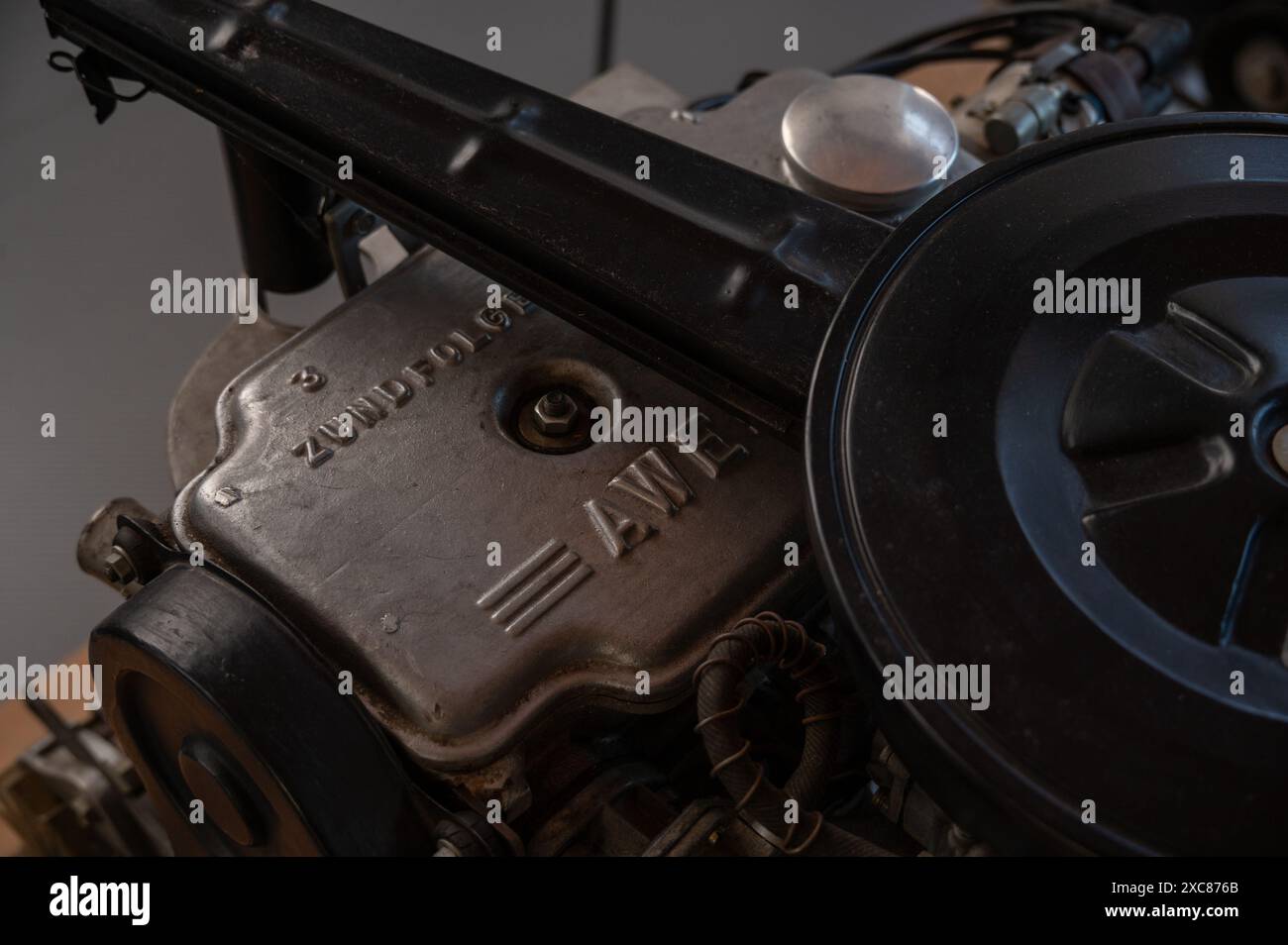 The AWE Wartburg car Museum in Eisenach Germany Stock Photo - Alamy