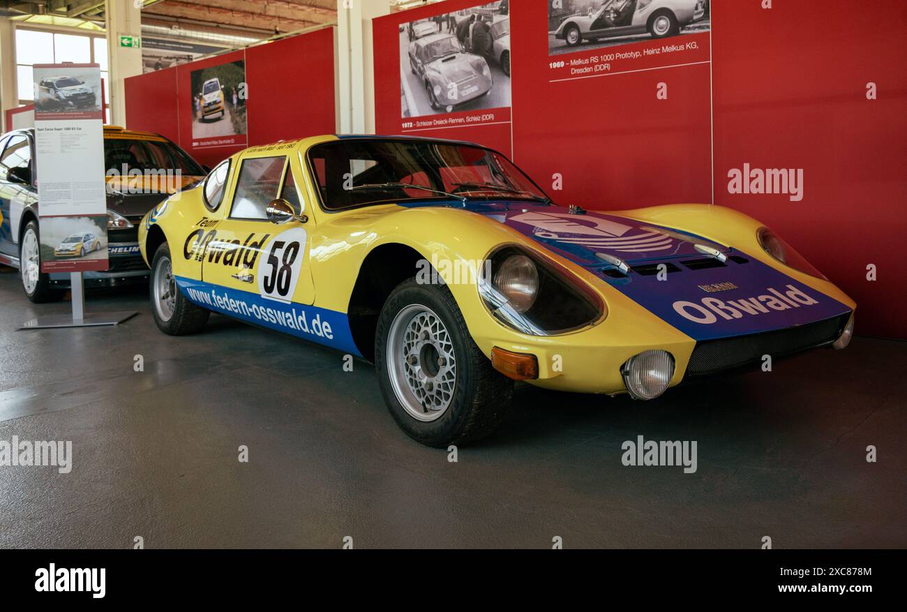 The AWE Wartburg car Museum in Eisenach Germany Stock Photo - Alamy