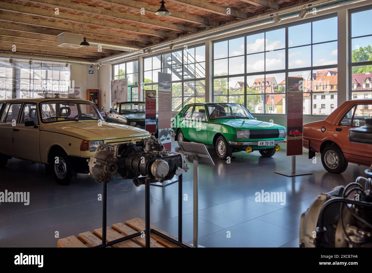 AWE Eisenach, Wartburg car museum in Germany Stock Photo - Alamy