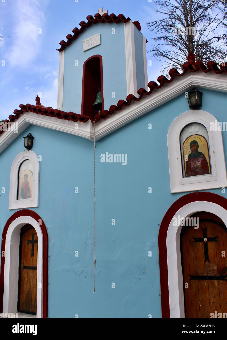 Agia Paraskevi - Samos - Greece - Greek Orthodox Church Stock Photo - Alamy