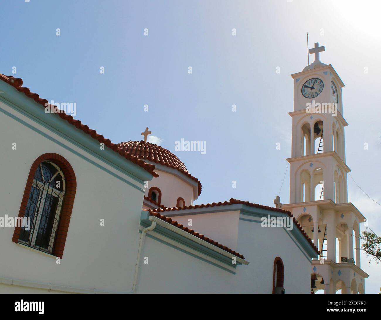 Mitilinii village is located at the center of the island of Samos at ...