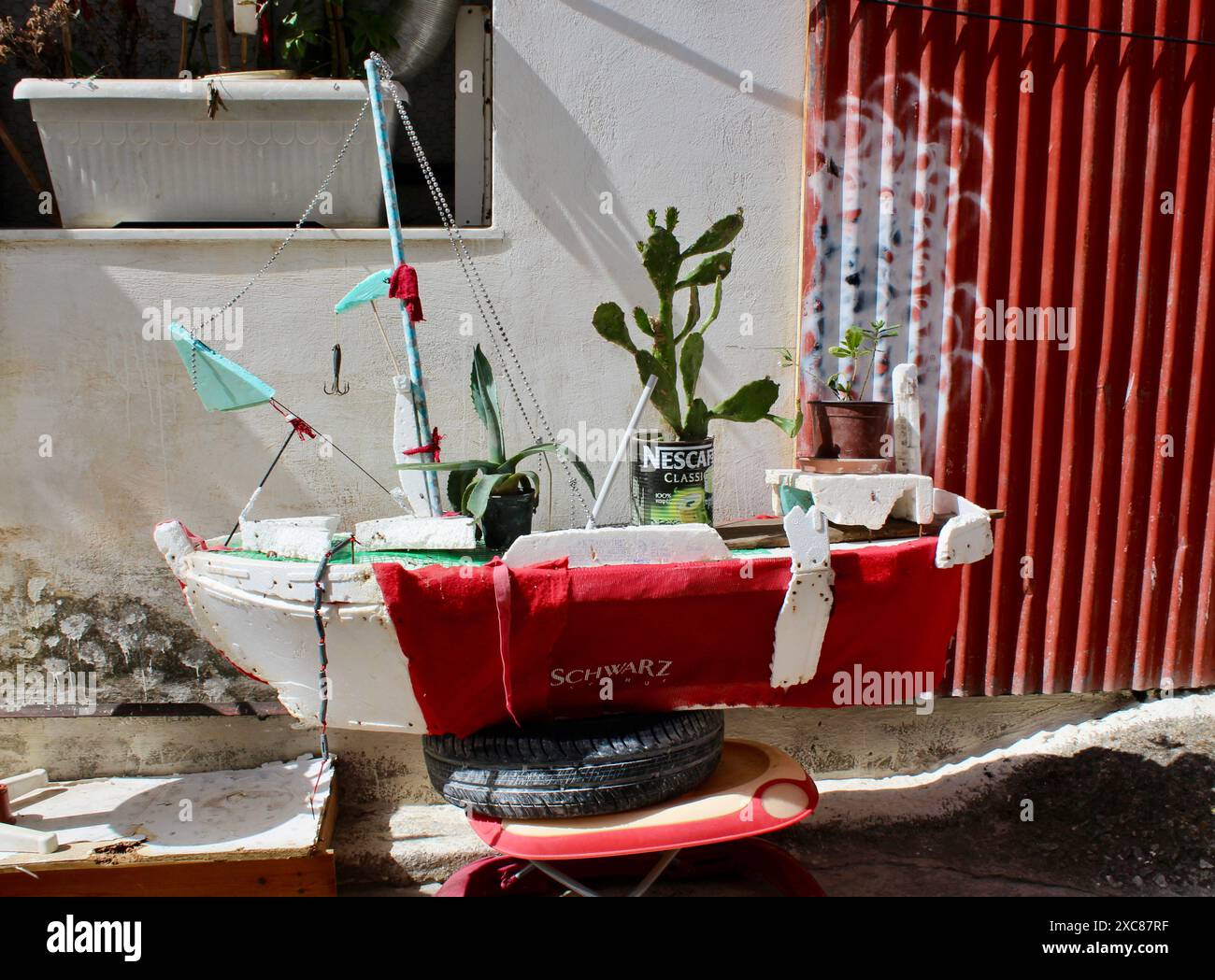 Mitilinii village is located at the center of the island of Samos at ...