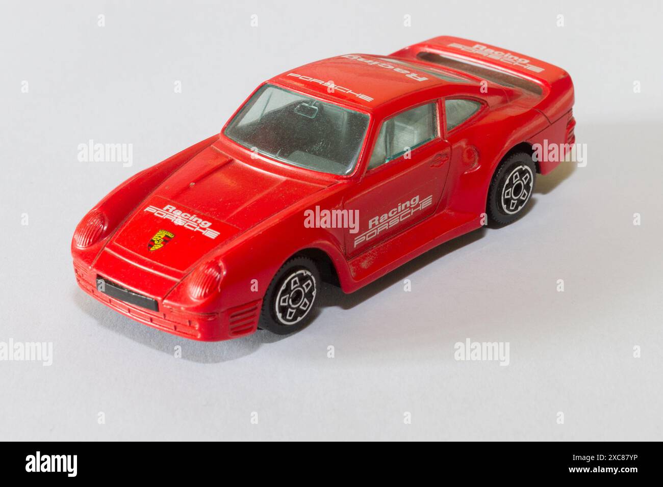 Red Porsche Toy car for children, miniature machine produced by Bburago ...