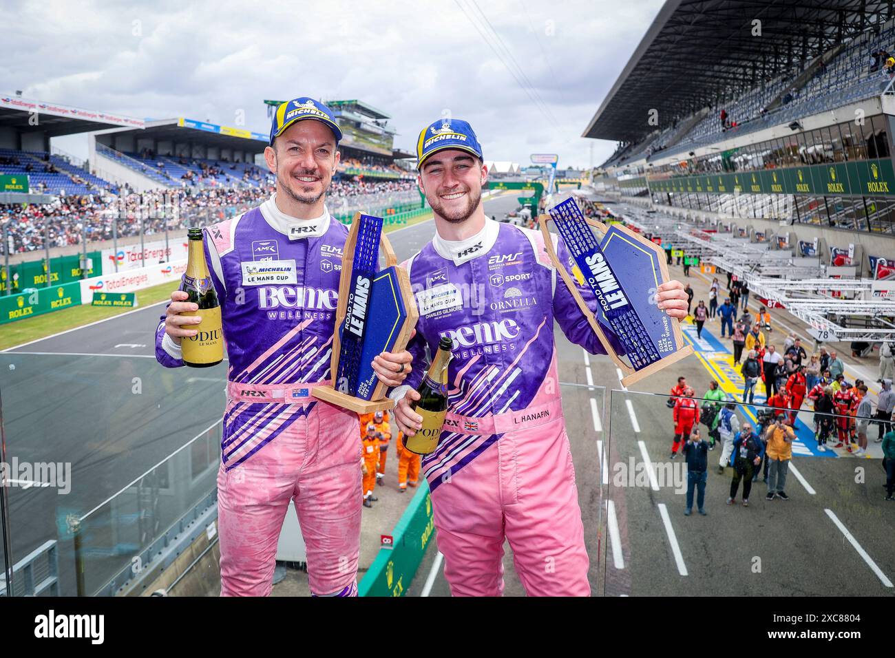 Le Mans, France. 15th June, 2024. 90 BERRY Martin (sgp), HANAFIN Lorcan ...