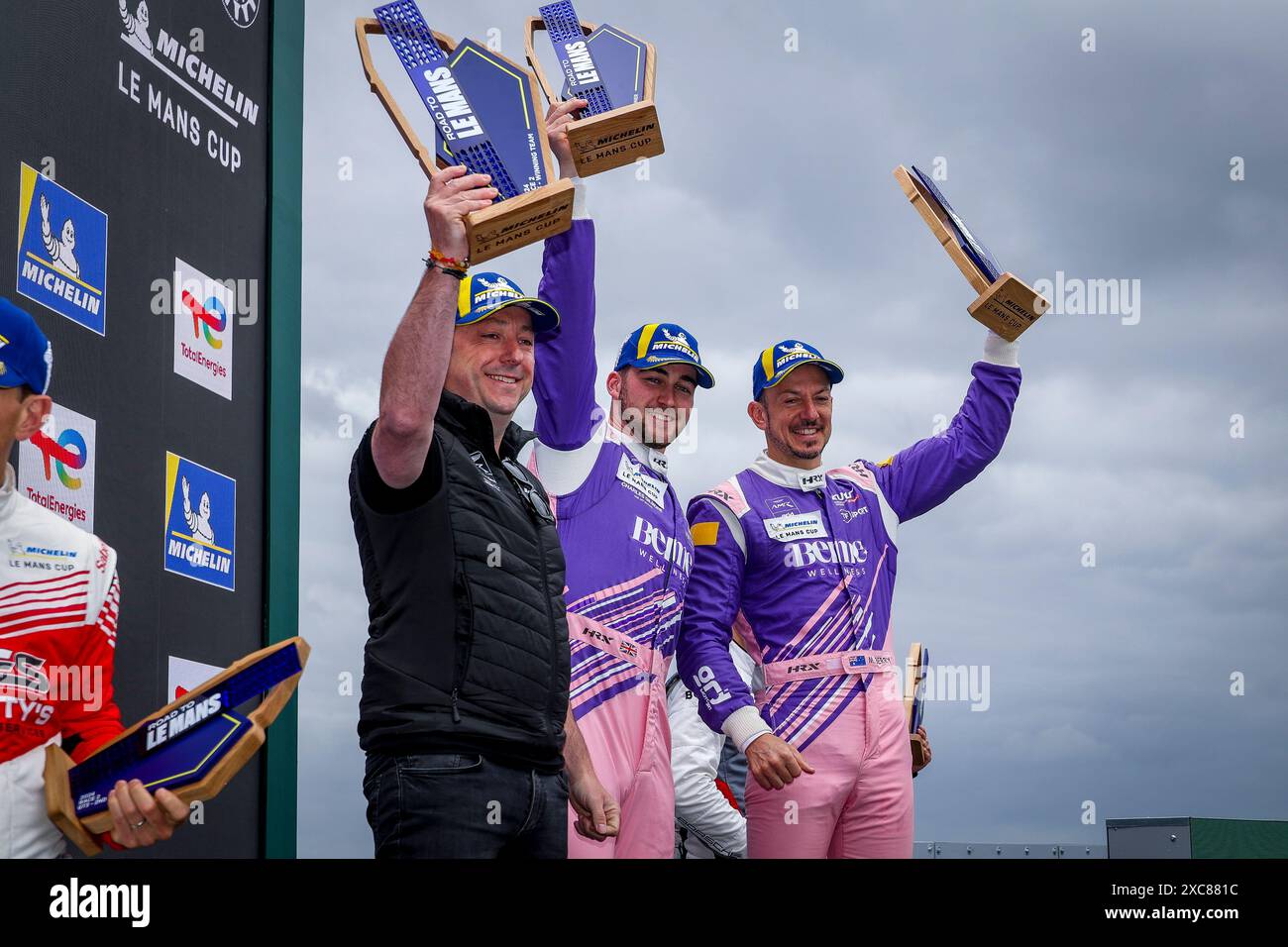 Le Mans, France. 15th June, 2024. 90 BERRY Martin (sgp), HANAFIN Lorcan ...