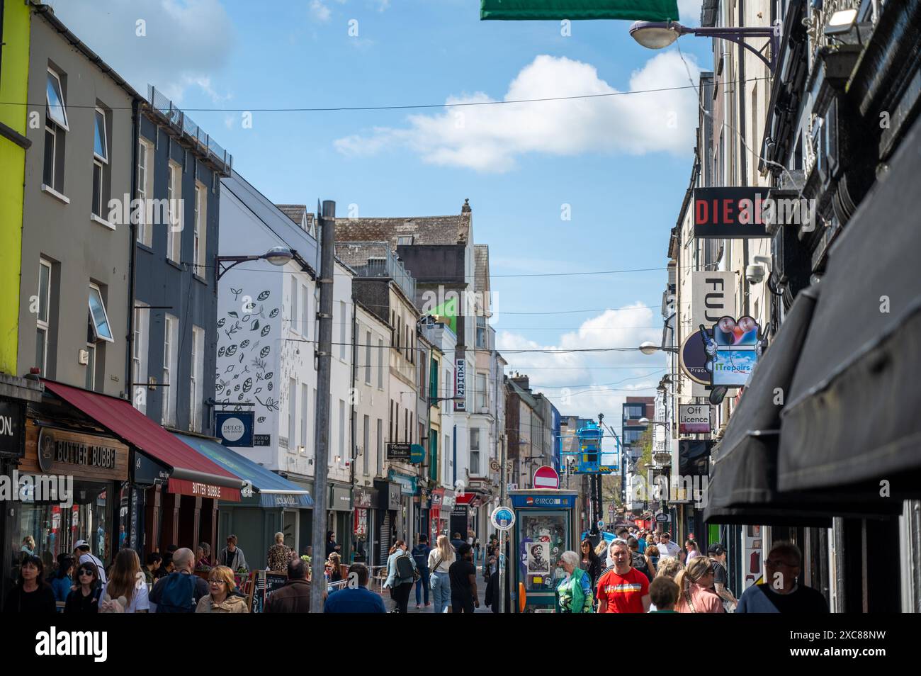 high street in cork Stock Photo - Alamy