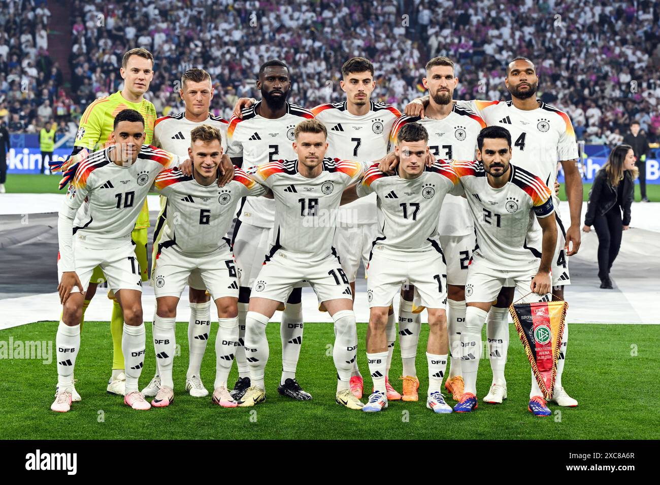 Munich, Germany. 14th June, 2024. Soccer, UEFA Euro 2024, European ...