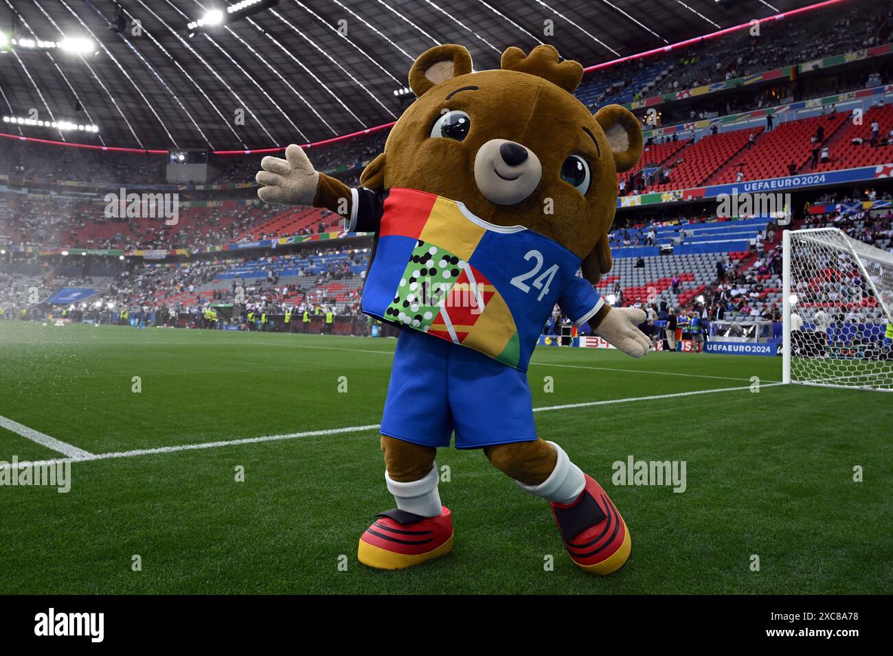 Munich, Germany. 14th June, 2024. Soccer, UEFA Euro 2024, European ...