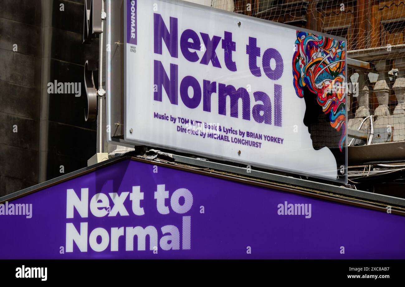 London, UK. Next To Normal - Pulitzer Prize-winning rock musical - at Wyndham's Theatre, June ...