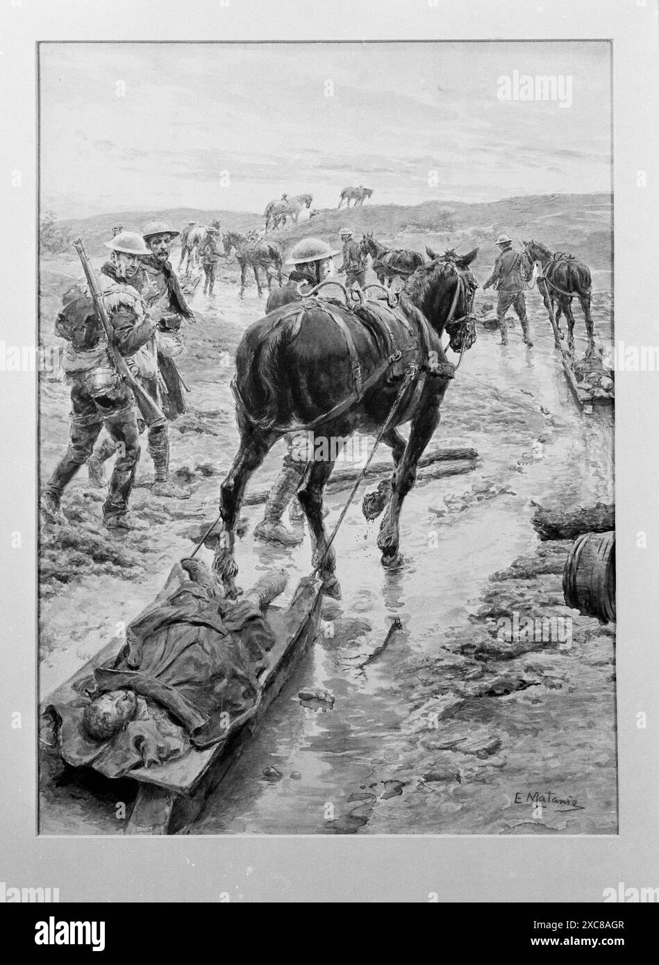 Injured soldier painting hi-res stock photography and images - Alamy