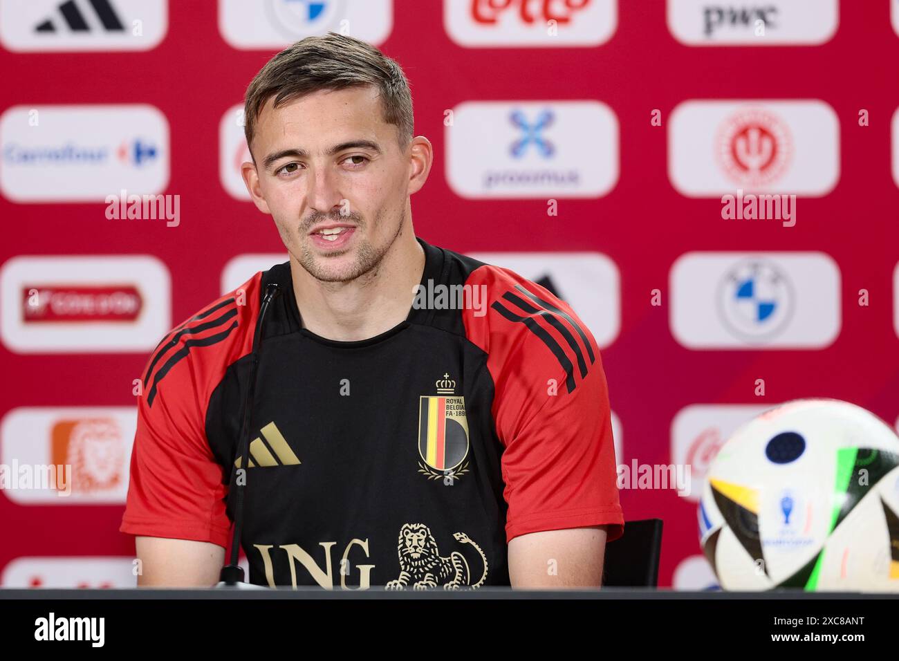 Freiberg, Germany. 15th June, 2024. Belgium's Timothy Castagne pictured ...