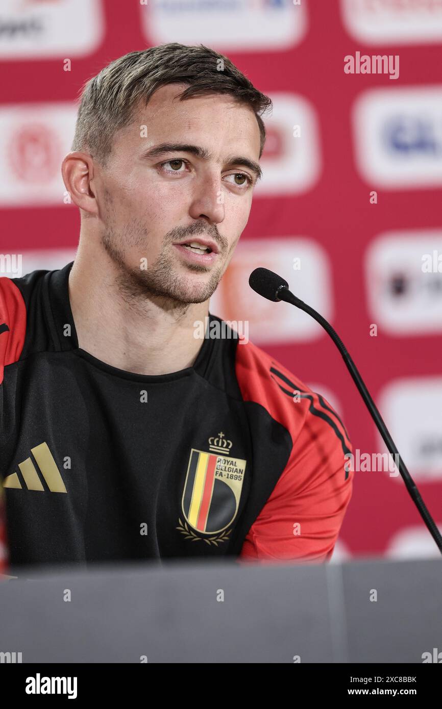 Freiberg, Germany. 15th June, 2024. Belgium's Timothy Castagne pictured ...