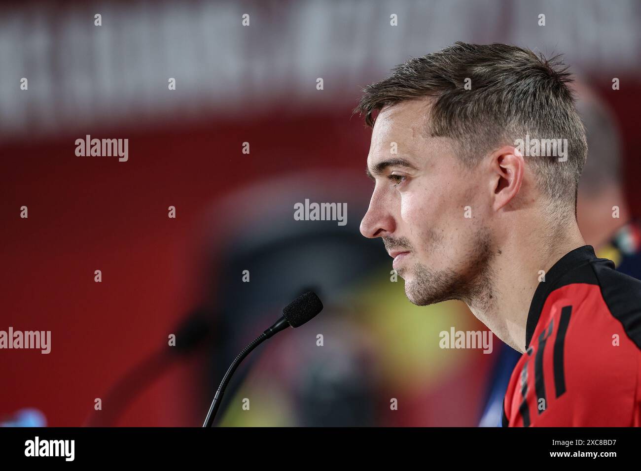 Freiberg, Germany. 15th June, 2024. Belgium's Timothy Castagne pictured ...