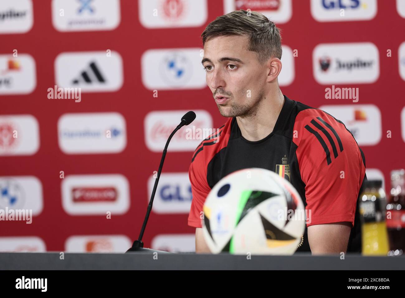 Freiberg, Germany. 15th June, 2024. Belgium's Timothy Castagne pictured ...