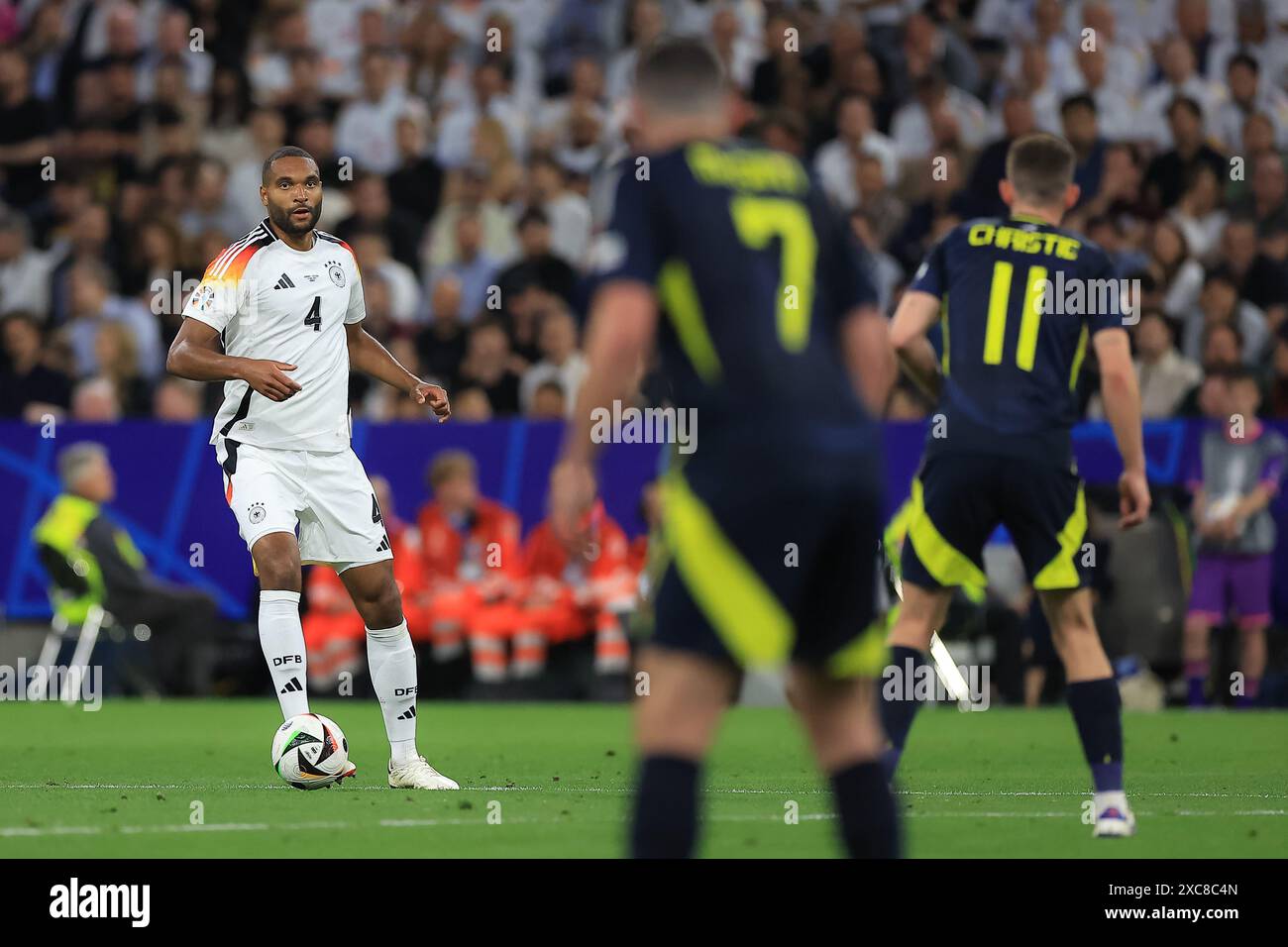 Jonathan Tah (Germany) during the UEFA European Championship Group A ...