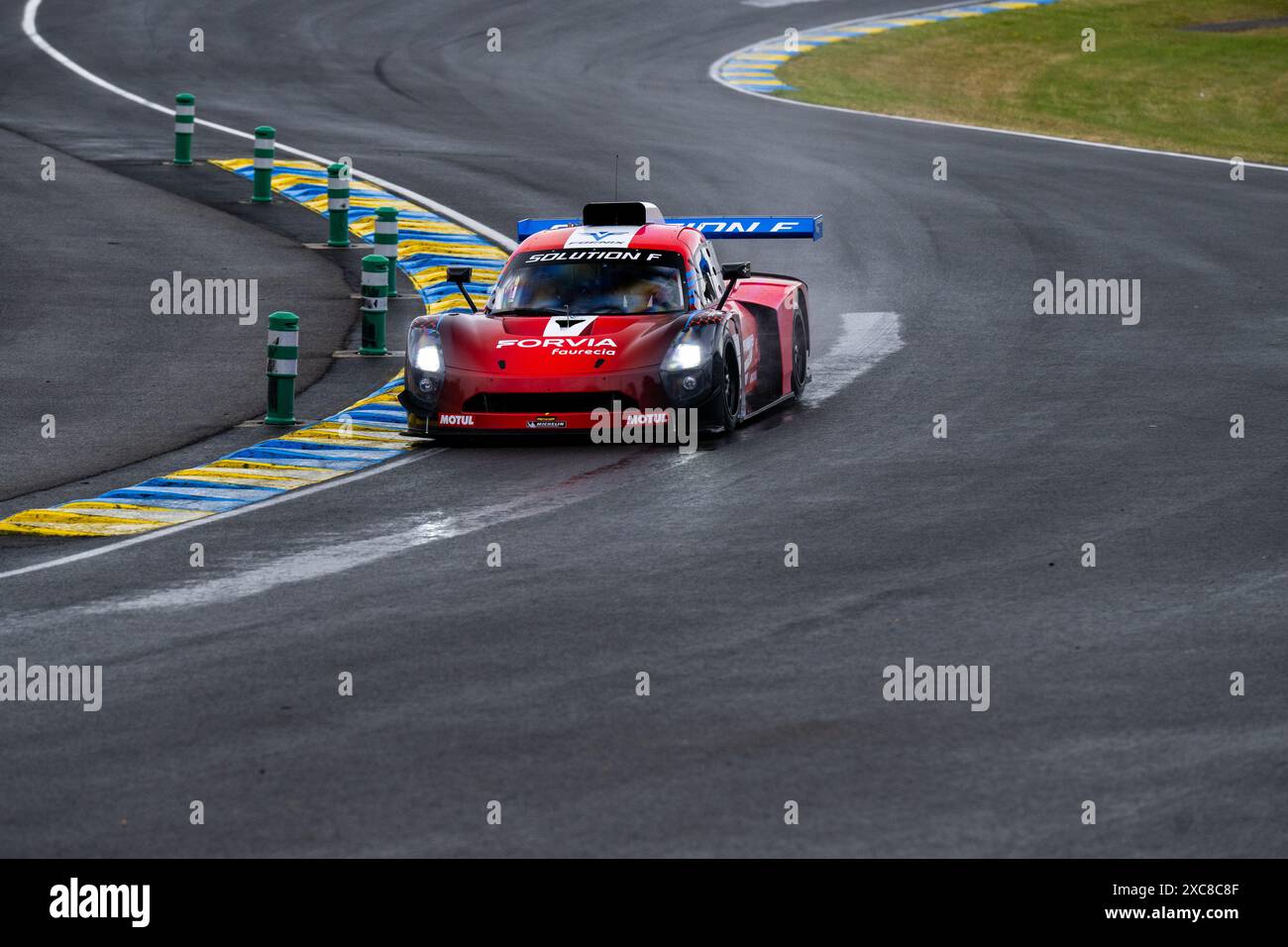 Le Mans, France. 15th June, 2024. Hydrogen car during the pre-race of ...
