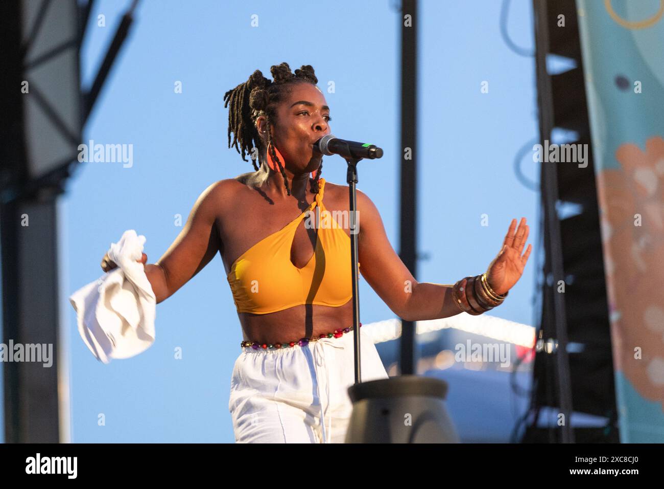 Tulsa, United States. 14th June, 2024. Recording artist Tammy Hamilton ...