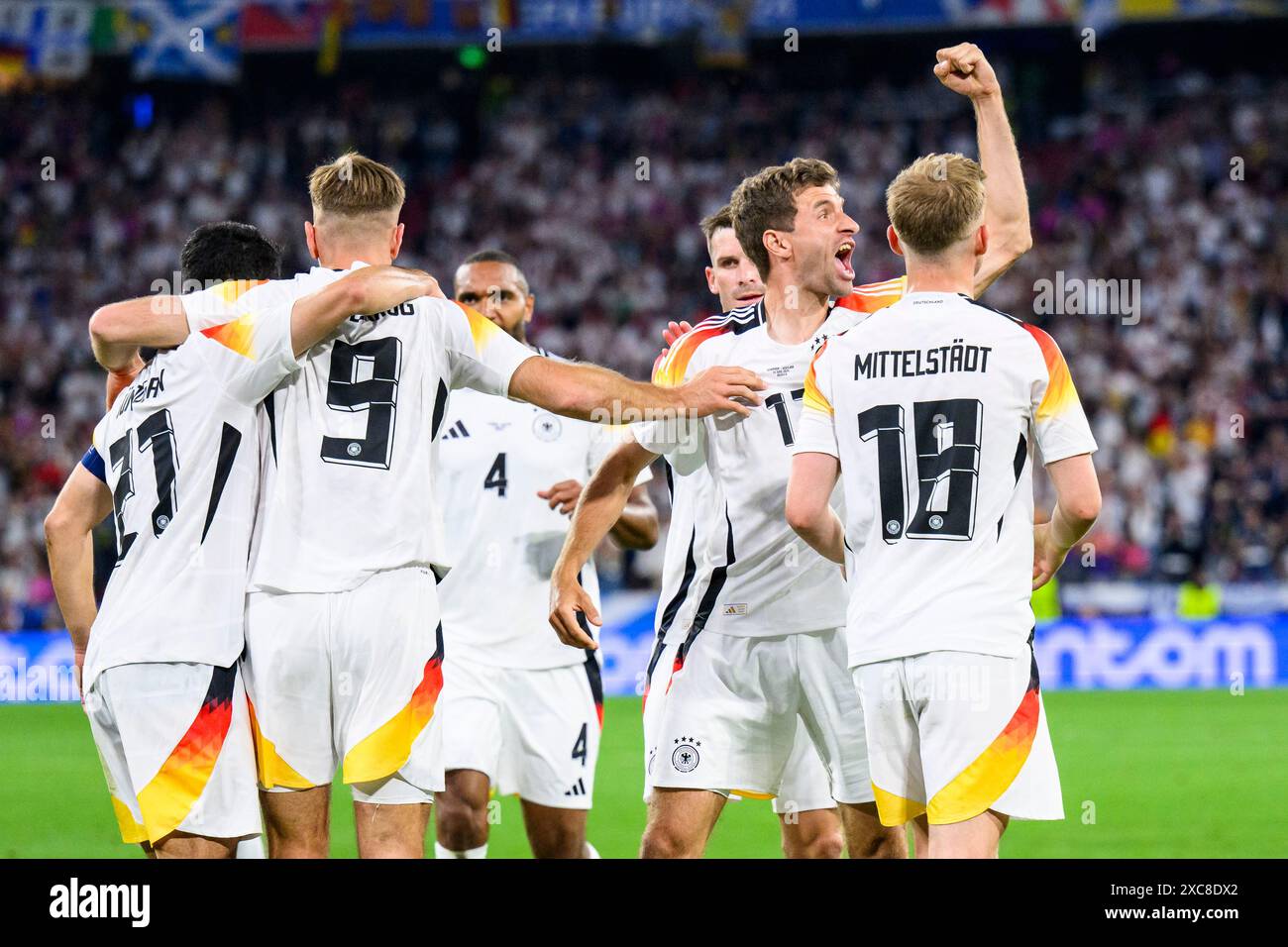 Munich, Germany. 14th June, 2024. Soccer: UEFA Euro 2024, European ...