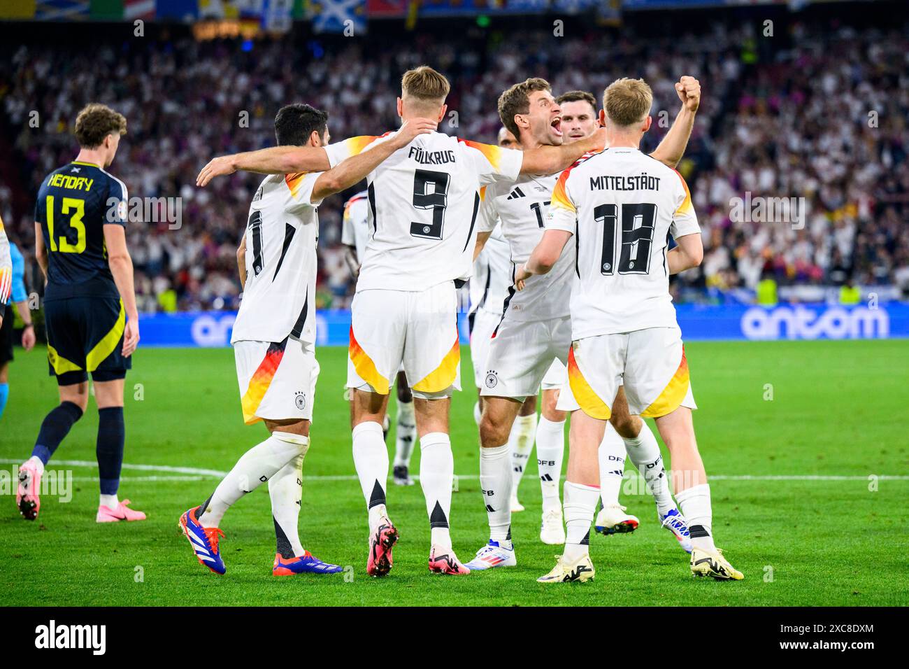 Munich, Germany. 14th June, 2024. Soccer: UEFA Euro 2024, European ...
