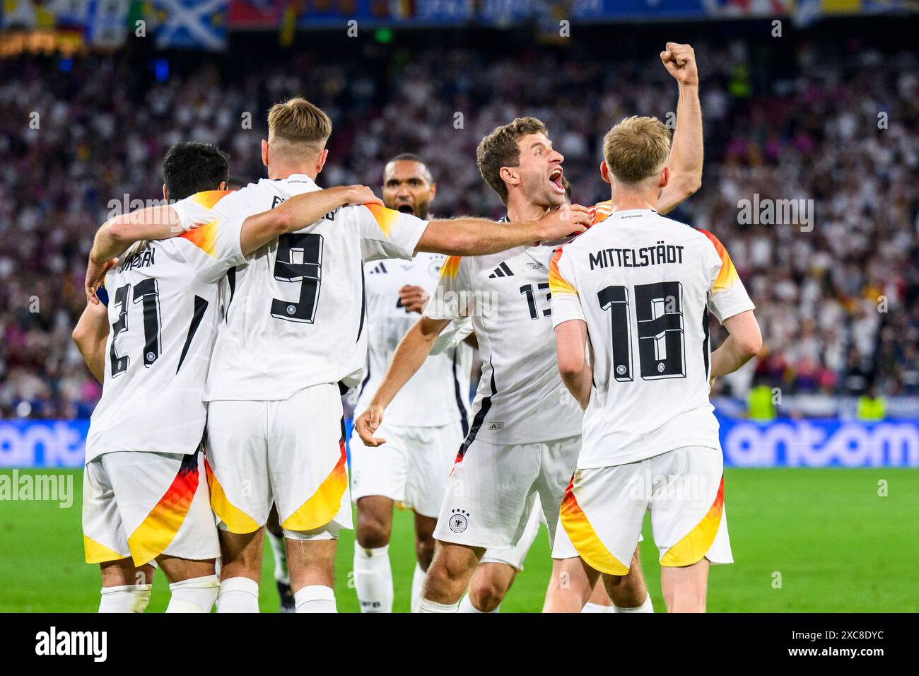 Munich, Germany. 14th June, 2024. Soccer: UEFA Euro 2024, European ...