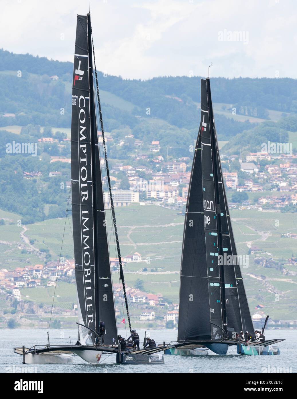 Geneva Switzerland, 15th June 2024. first competitors arrive at Le ...