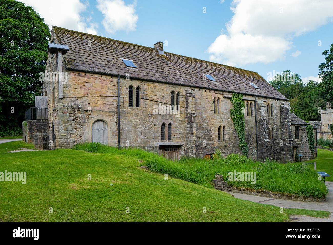 Fountains Abbey old mill house, Ripon, North Yorkshire, England, UK ...