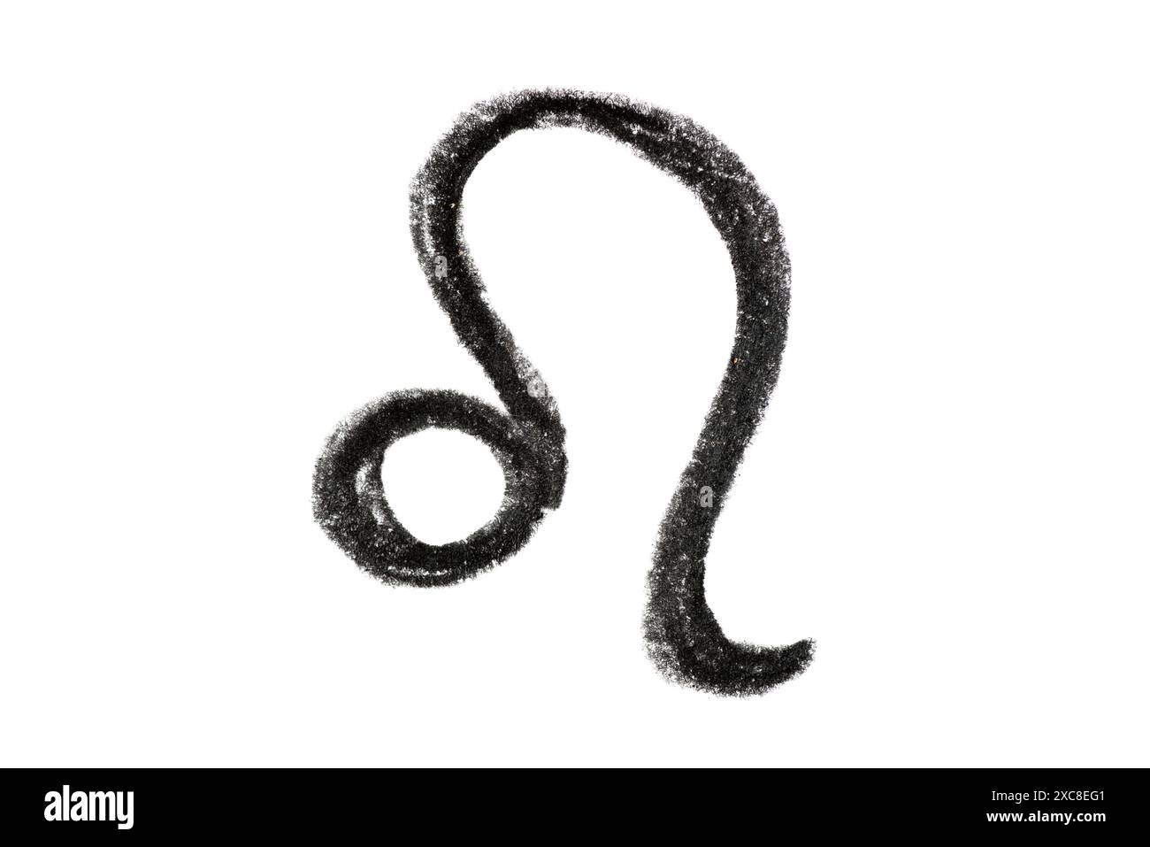 A hand-drawn Leo zodiac sign Stock Photo - Alamy