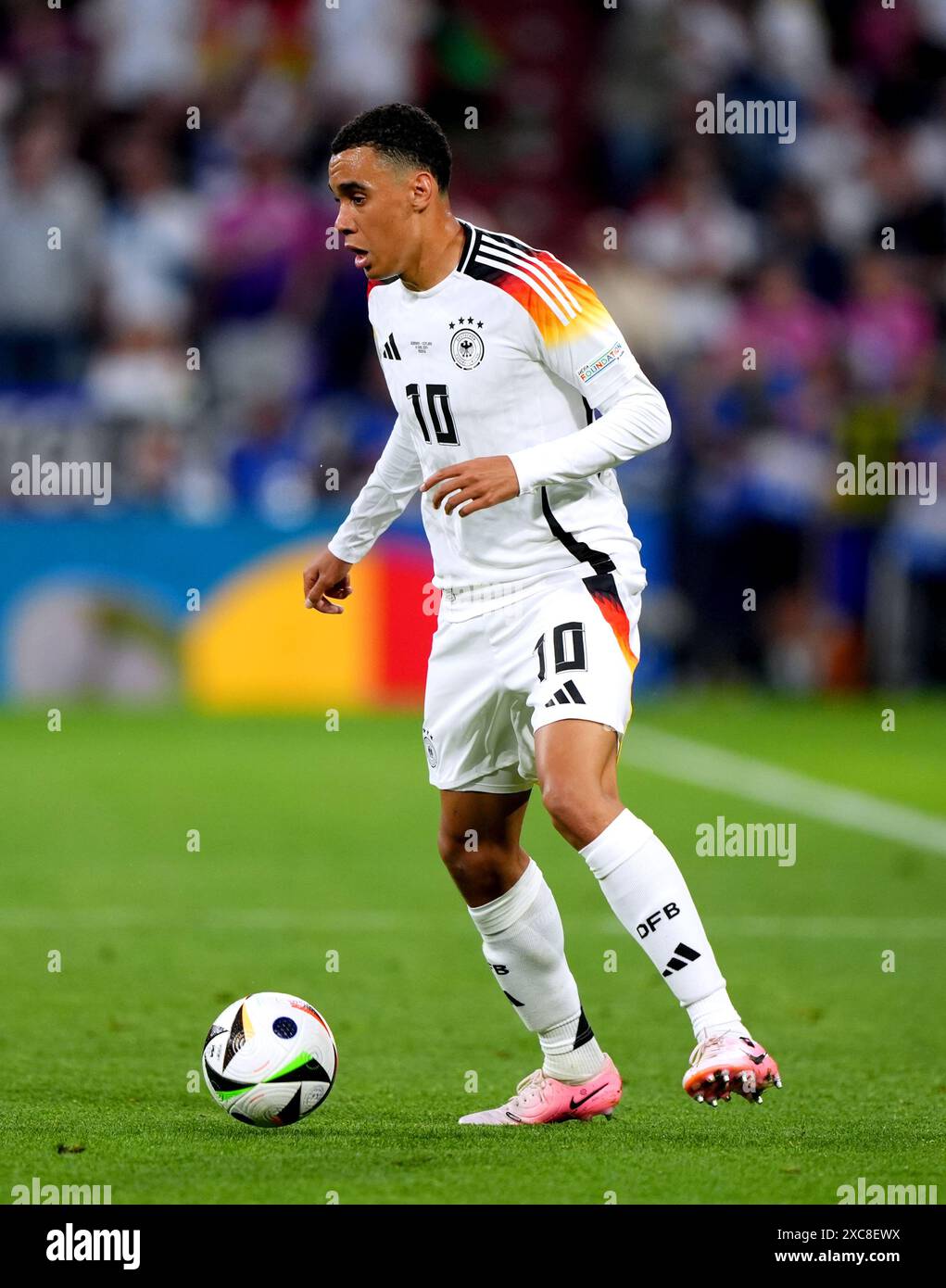 Germany's Jamal Musiala during the UEFA Euro 2024 Group A match at the ...