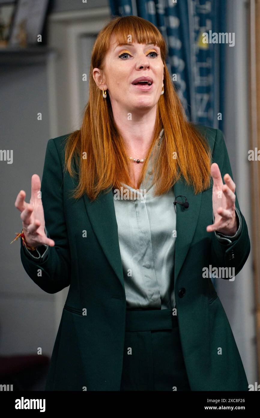Broxburn, Scotland, UK. 15th June 2024. Scottish Labour Leader Anas ...