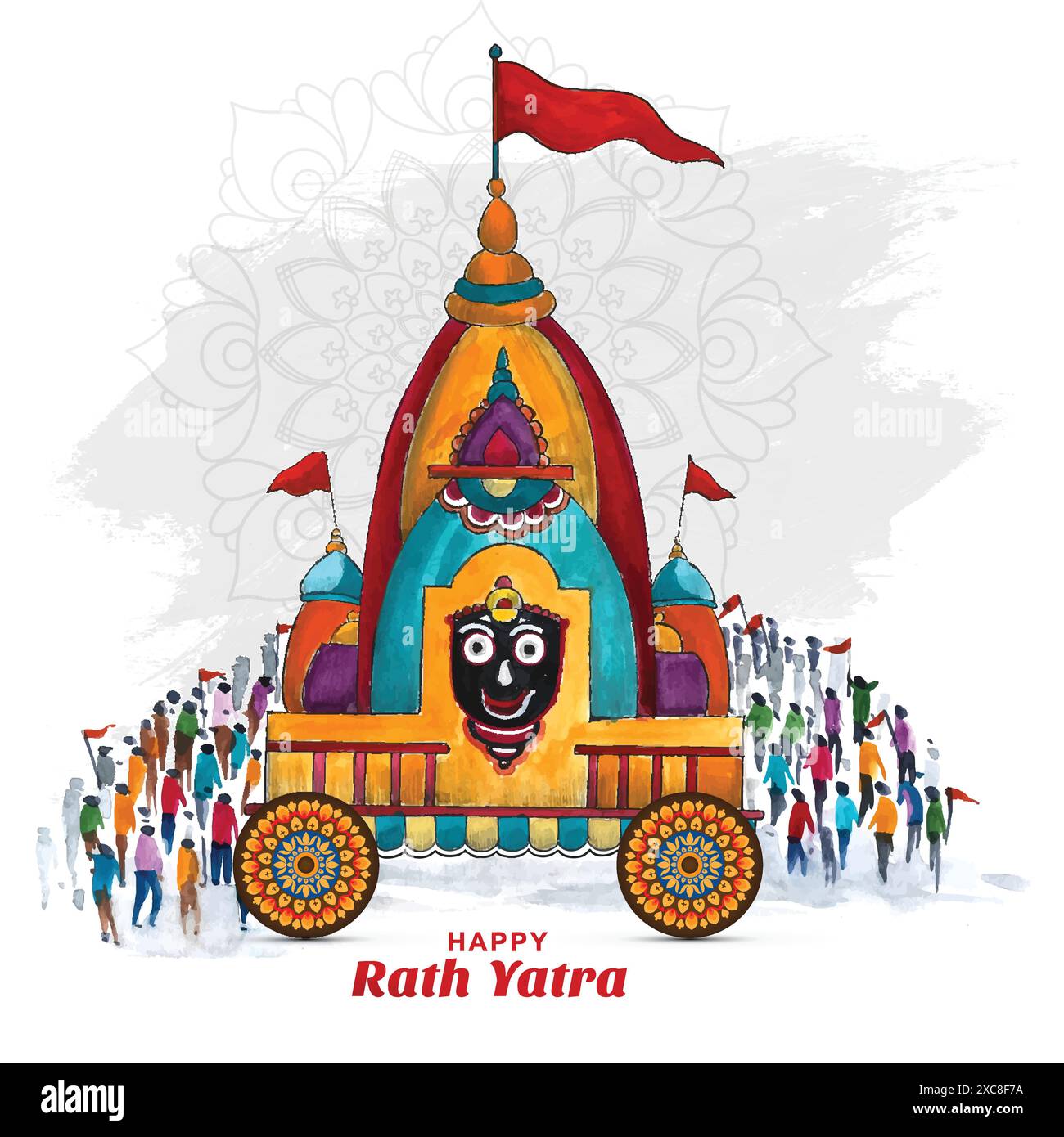 Lord jagannath for balabhadra and Subhadra on annual rathayatra in ...