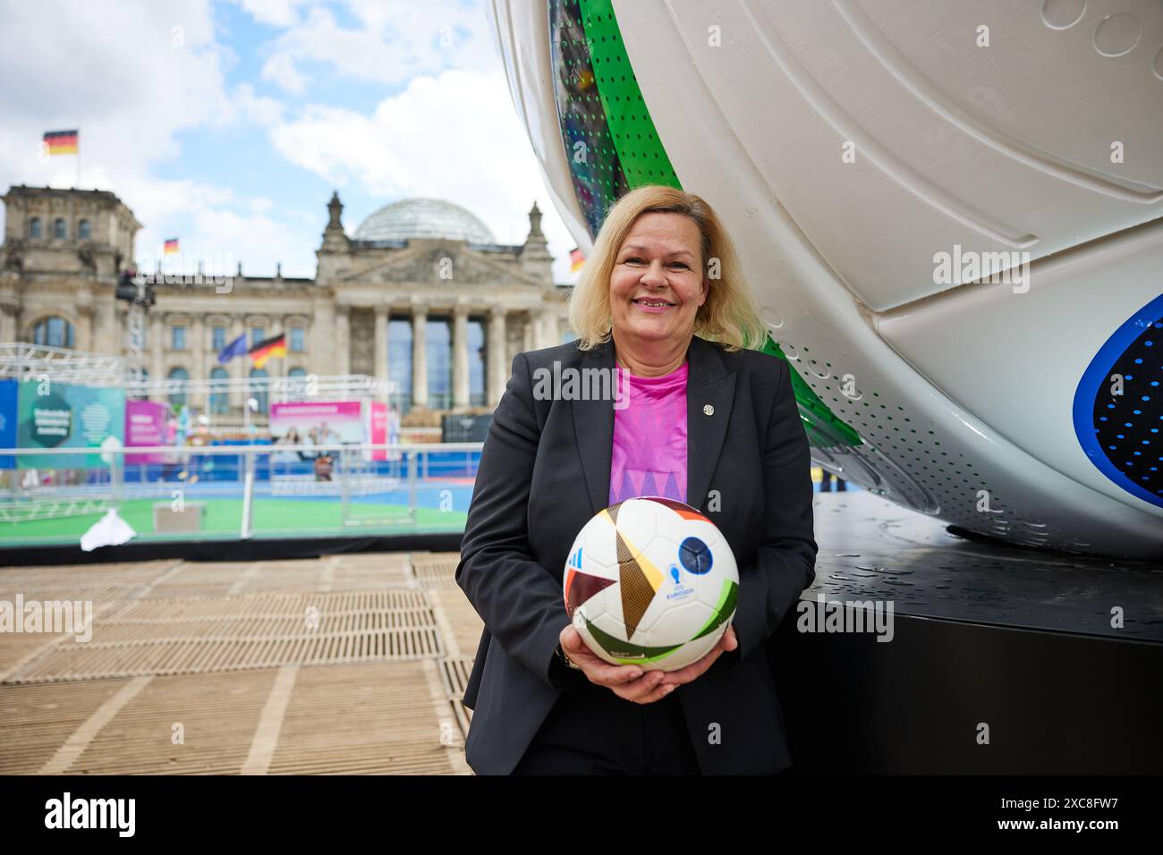 15 June 2024, Berlin: Nancy Faeser (SPD), Federal Minister of the ...