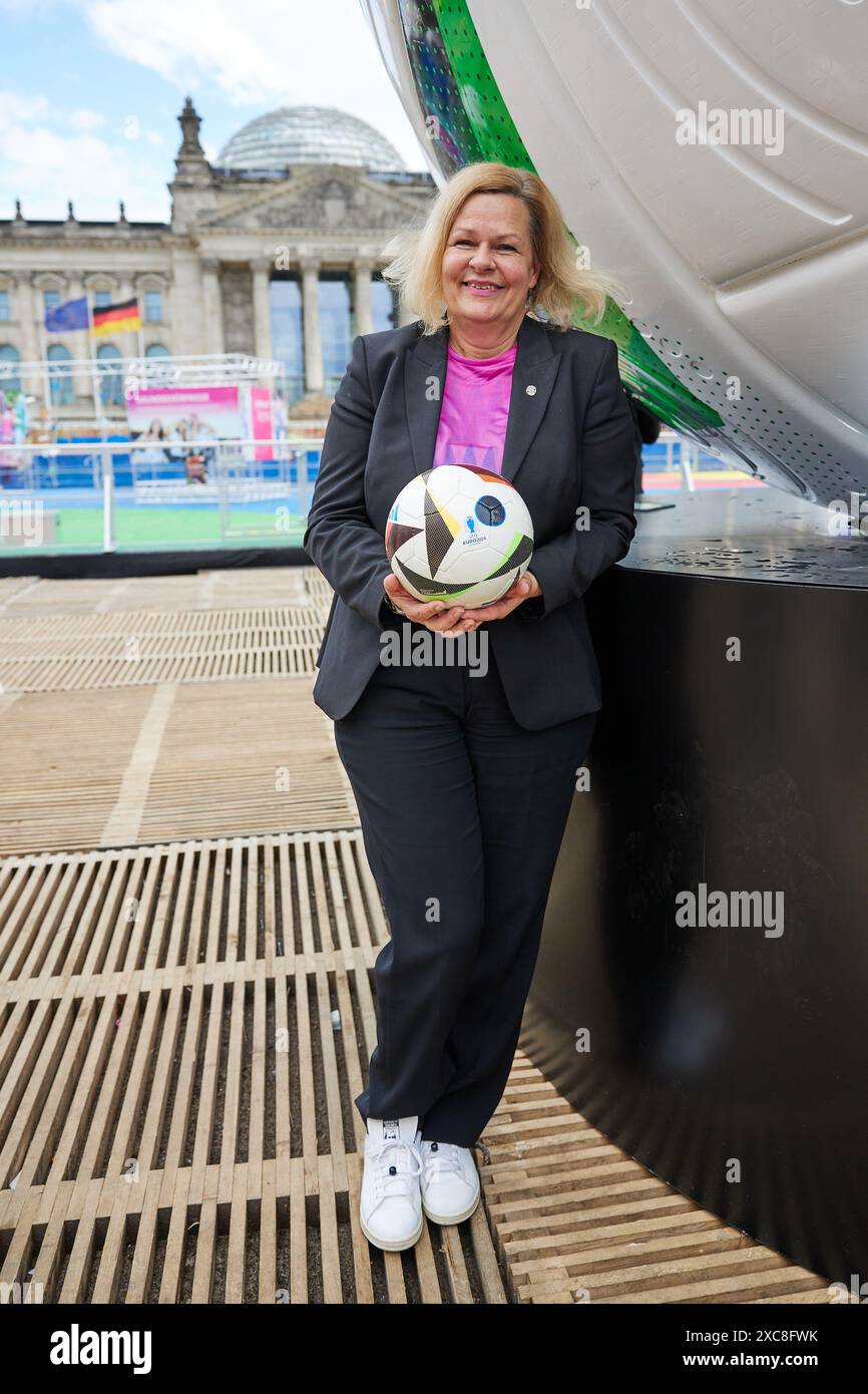 15 June 2024, Berlin: Nancy Faeser (SPD), Federal Minister of the ...
