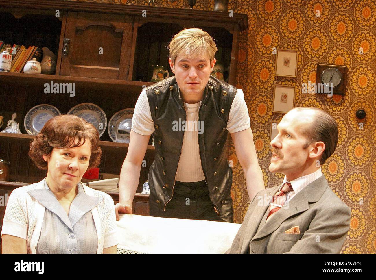 l-r: Imelda Staunton (Kath), Mathew Horne (Mr Sloane), Simon Paisley ...