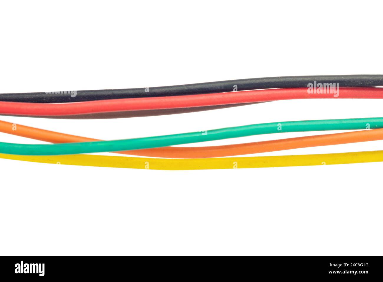 Multi colored wires hi-res stock photography and images - Alamy