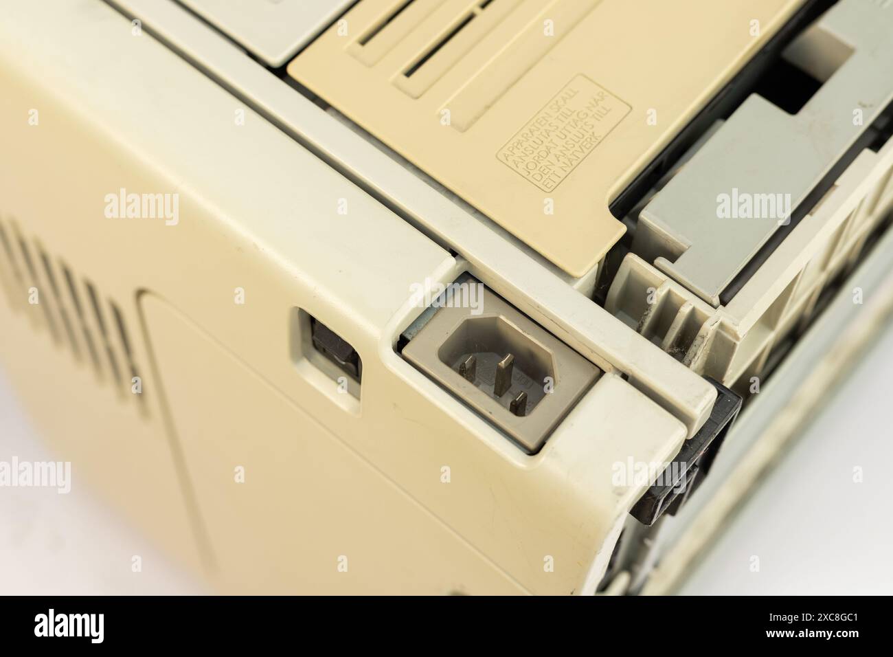 Printer Power Supply Connector closeup:Pakistan - 23 January 2024 Stock ...