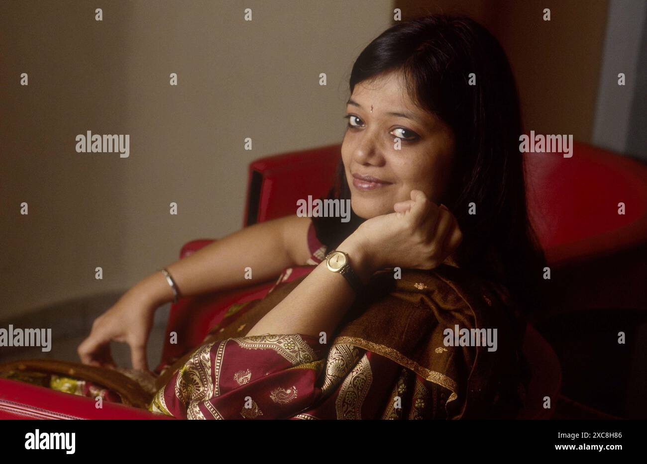 Alka SARAOGI - Date : 20021101 ©John Foley/Opale.photo Stock Photo - Alamy