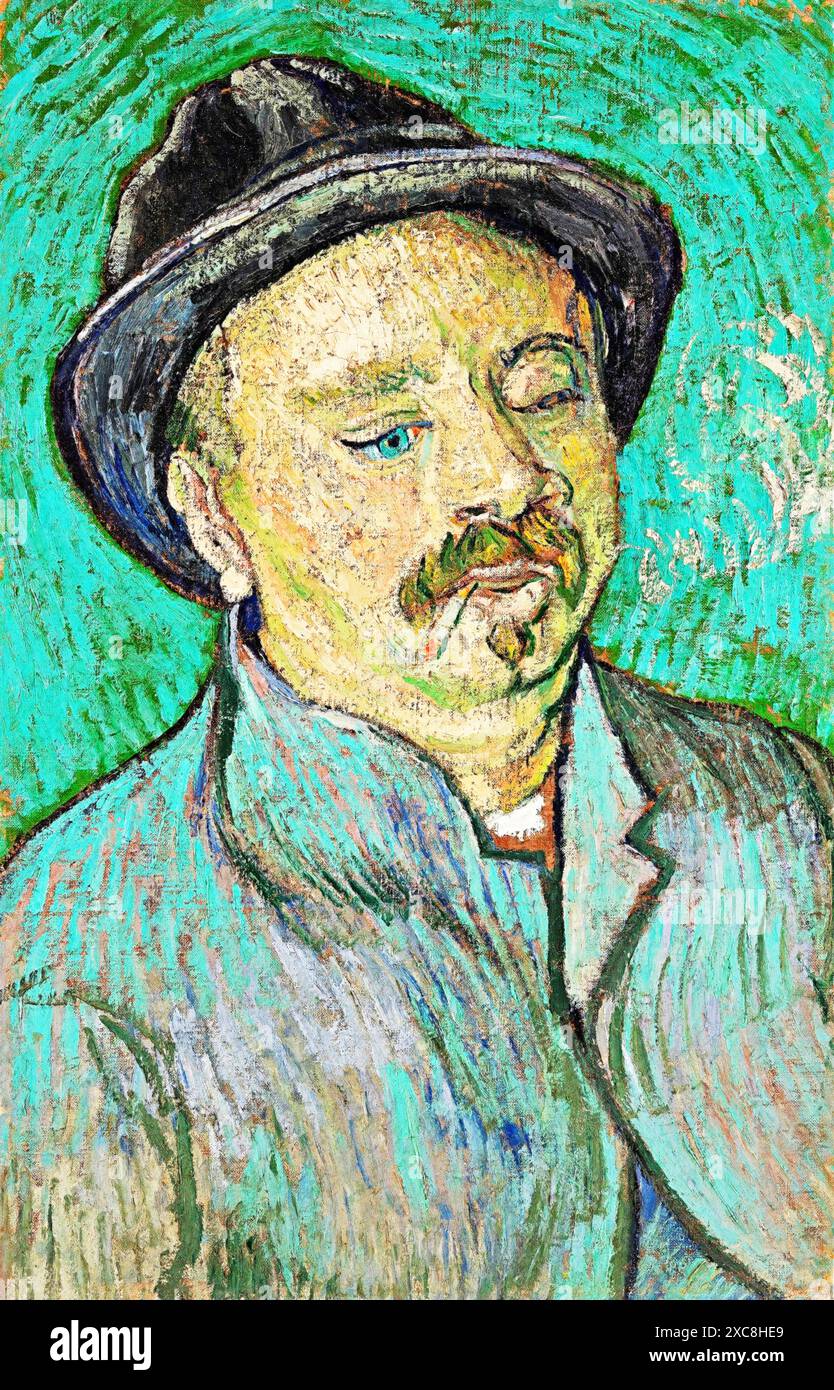 Portrait of a One-Eyed Man, 1889 (Painting) Artist Gogh, Vincent van ...