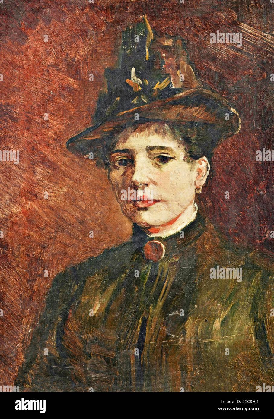 Portrait of a Woman, 1886 (Painting) Artist Gogh, Vincent van (1853-90 ...