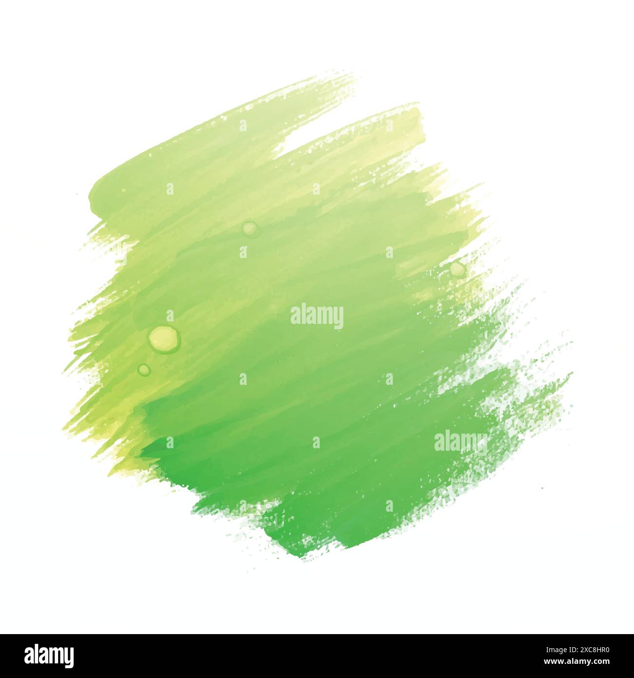 Hand draw green watercolor strock design Stock Vector Image & Art - Alamy