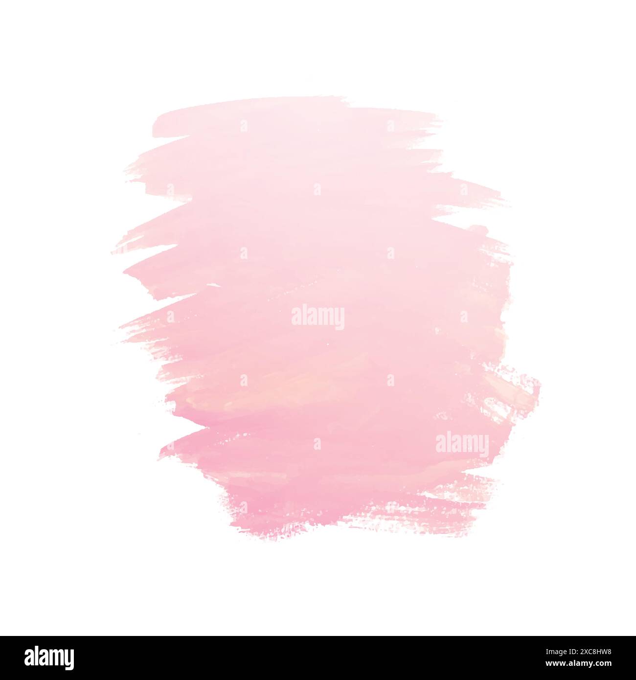 Hand draw light pink watercolor brush strock design Stock Vector Image ...