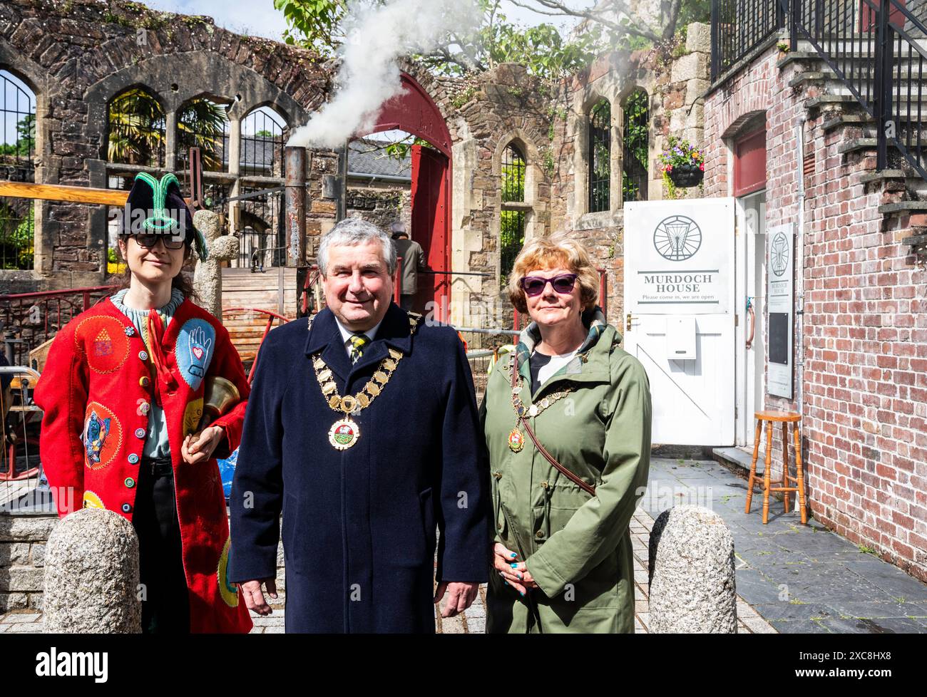 Redruth,Cornwall,UK,15th June 2024,Murdoch Day took place in Redruth ...