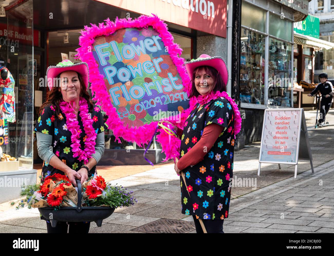 Redruth,Cornwall,UK,15th June 2024,Murdoch Day took place in Redruth ...