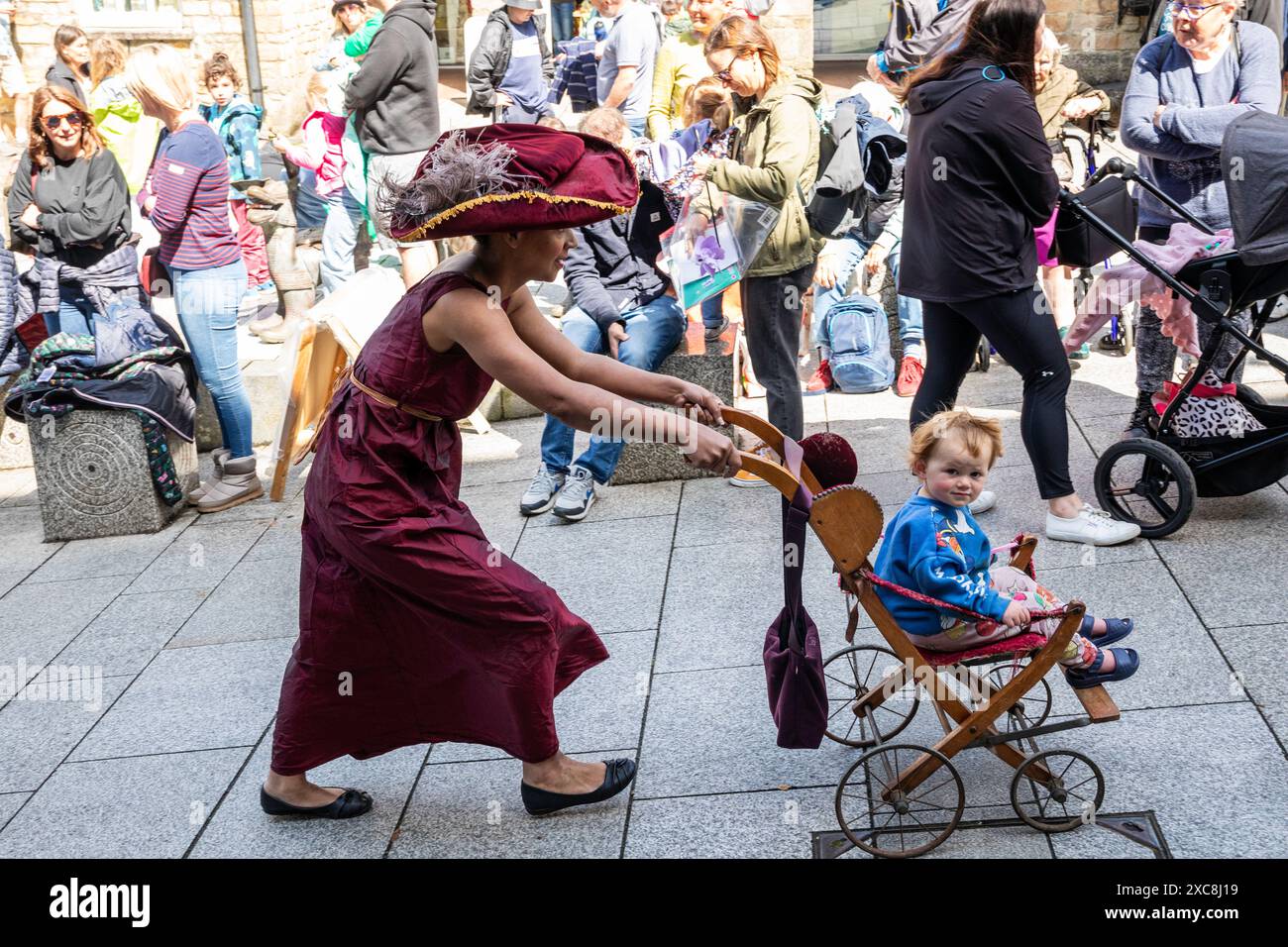 Redruth,Cornwall,UK,15th June 2024,Murdoch Day took place in Redruth ...