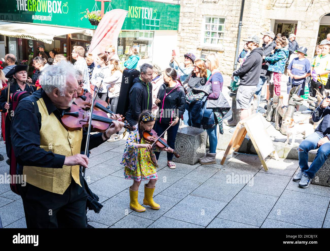 Redruth,Cornwall,UK,15th June 2024,Murdoch Day took place in Redruth ...