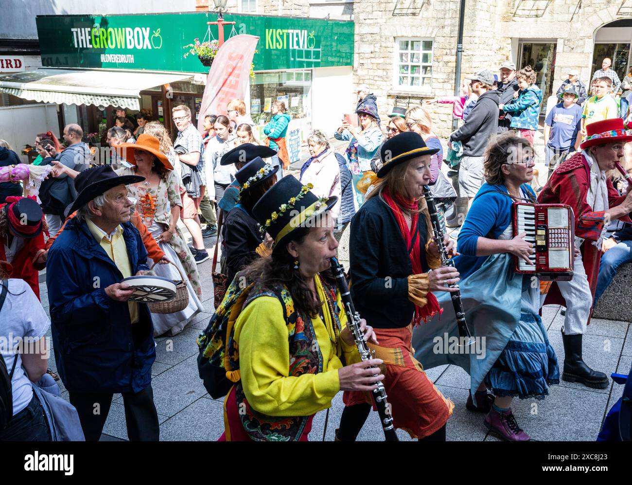 Redruth,Cornwall,UK,15th June 2024,Murdoch Day took place in Redruth ...