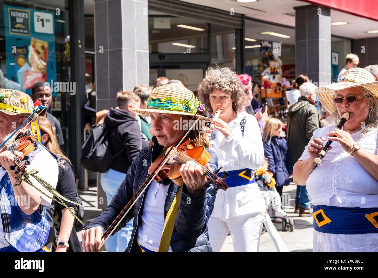Redruth,Cornwall,UK,15th June 2024,Murdoch Day took place in Redruth ...