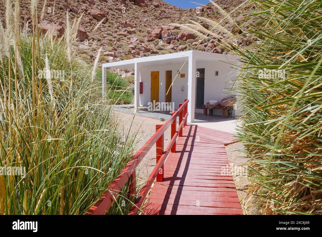 San Pedro de Atacama, Chile - Dec 1, 2023: Puritama Hot Springs, a ...