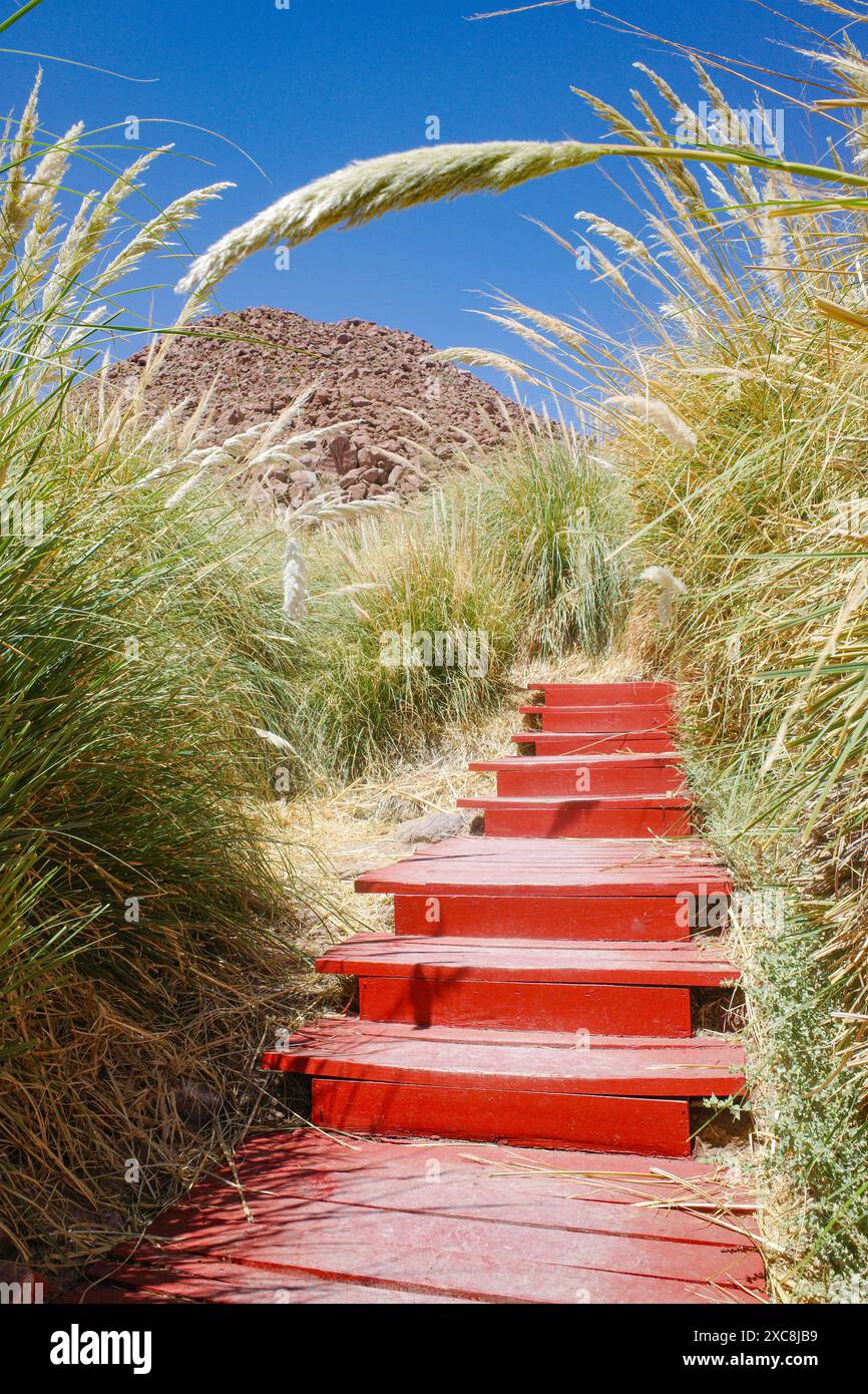 San Pedro de Atacama, Chile - Dec 1, 2023: Puritama Hot Springs, a ...